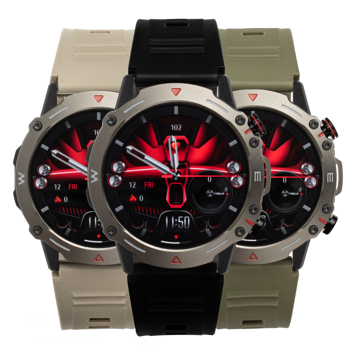 Reloj G-FORCE Smart GS-80 con tres pulsos para hombre